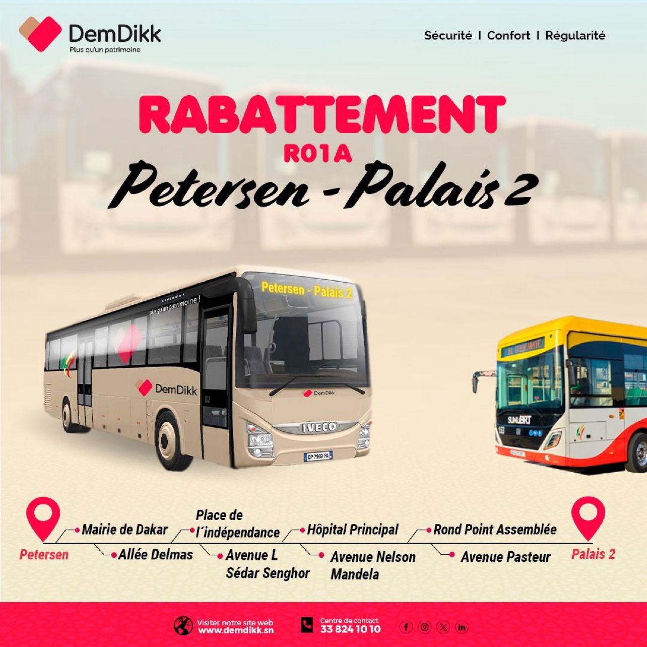 Sunu BRT - Le Bus Rapid Transit entre Dakar à Guédiawaye